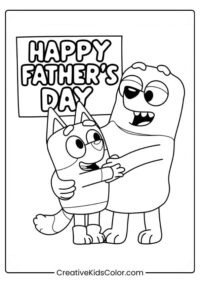 Bluey Coloring Pages (35+ Free and Printable PDF)