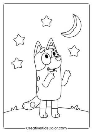 Bluey Coloring Pages (35+ Free Printable PDF)