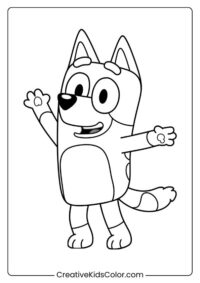 Bluey Coloring Pages (35+ Free Printable PDF)