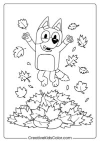 Bluey Coloring Pages (45+ Free Printable PDF)