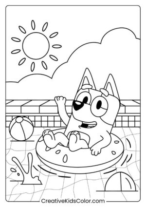Bluey Coloring Pages (35+ Free Printable PDF)
