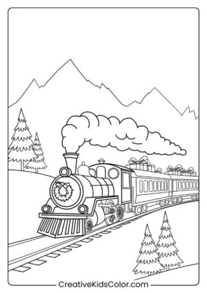 Christmas Coloring Pages (60+ Easy & Free Printable PDF)