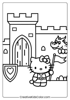 Hello Kitty Coloring Pages (50+ Free Printable PDF)