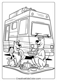 Thanksgiving Coloring Pages (30+ Free Printable PDF)