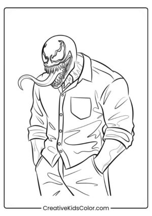 Venom Coloring Pages (25+ Free Printable PDF)