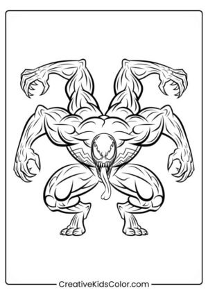 Venom Coloring Pages (25+ Free Printable PDF)