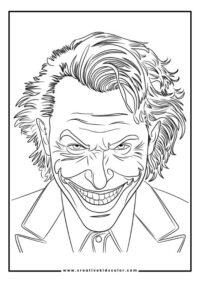 Joker Coloring Pages for Adults (Free Printable +20 Pages)