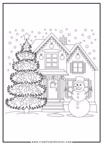 Christmas Coloring Pages (40+ Easy & Free Printable PDF)