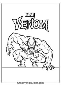 Venom Coloring Pages (25+ Free Printable PDF)