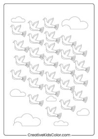 Bird Coloring Pages | 50+ Free Printable