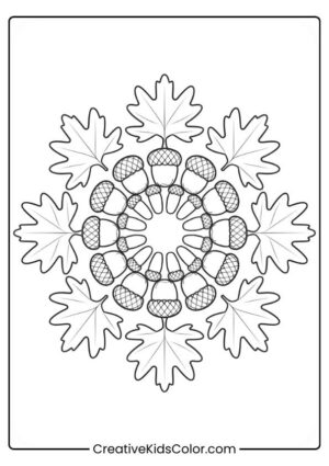 Autumn & Fall Coloring Pages | 80+ Free Printable PDF