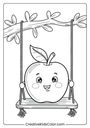 Apple Coloring Pages (30+ Free Printable PDF)