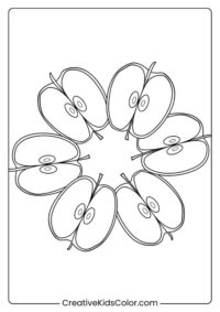 Apple Coloring Pages (30+ Free Printable PDF)