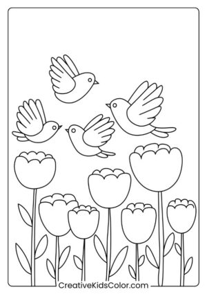 Bird Coloring Pages | 50+ Free Printable