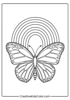 Rainbow Coloring Pages (50+ Free Printable PDF)
