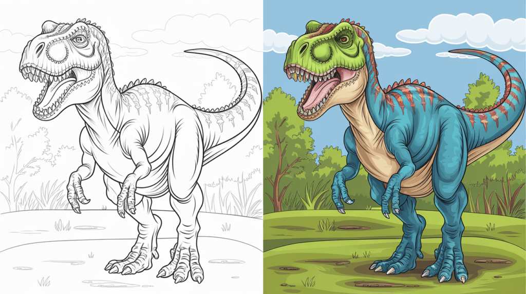 15+ Free Dinosaur Coloring Pages | Fun Printable for Kids