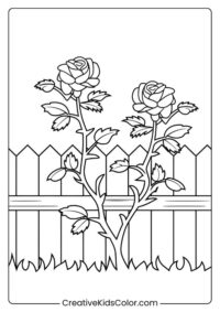 Rose Coloring Pages (30+ Free Printable PDF)