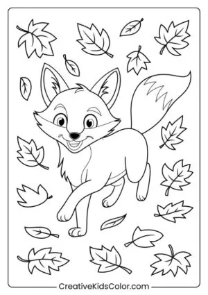 Fox Coloring Pages (30+ Free Printable PDFs)