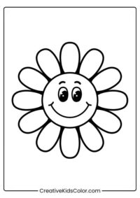 Free Daisy Coloring Pages +20 Printable PDF