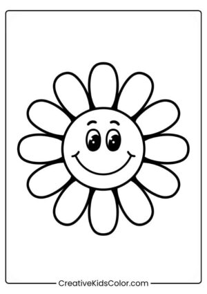 Free Daisy Coloring Pages +20 Printable PDF