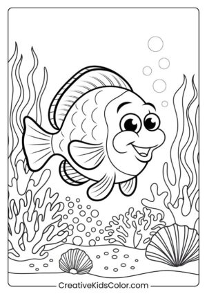 Fish Coloring Pages (30+ Free Printable PDF)