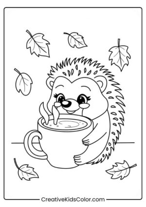 Autumn & Fall Coloring Pages | 80+ Free Printable PDF