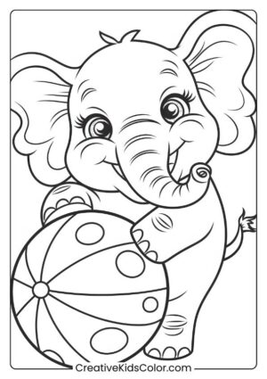 Elephant Coloring Pages (40+ Free Printable)