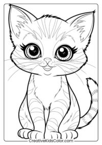 Kitten Coloring Pages (30+ Free Printable PDF)