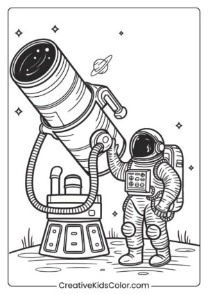 Space Coloring Pages (30+ Free Printable PDF)
