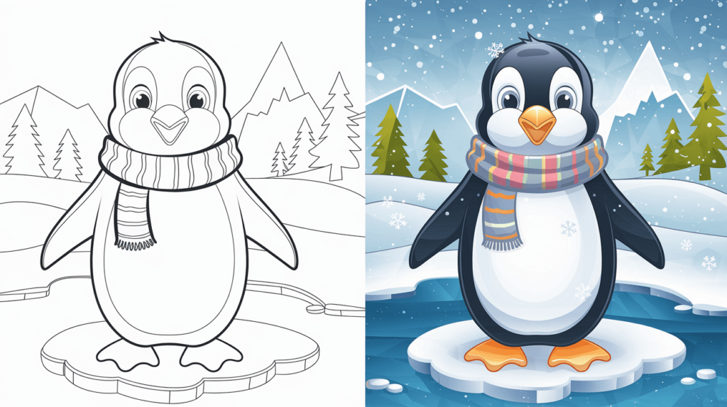 Penguin Coloring Pages (50+ Free Printable PDF)