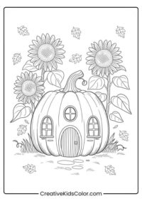 Autumn & Fall Coloring Pages | 80+ Free Printable PDF