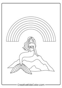 Rainbow Coloring Pages (50+ Free Printable PDF)