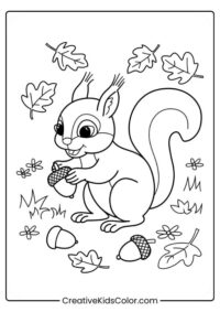 Fall-Autumn Coloring Pages | 80+ Free Printable PDF