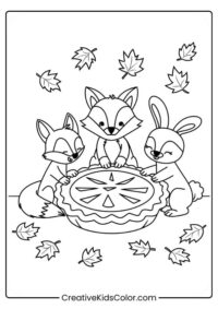 Fall-Autumn Coloring Pages | 80+ Free Printable PDF