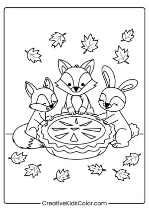 Fall-Autumn Coloring Pages | 80+ Free Printable PDF