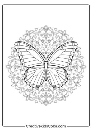 Butterfly Coloring Pages (Free Printable PDF)
