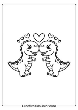 15+ Free Dinosaur Coloring Pages | Fun Printable for Kids