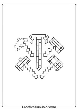 Minecraft Coloring Pages +25 Free Printable PDF