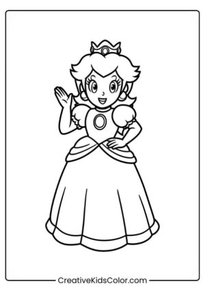 Princess Coloring Pages (Free Printable PDFs)