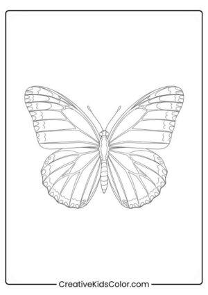 Butterfly Coloring Pages (Free Printable PDF)