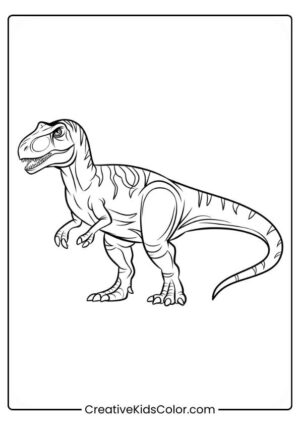 15+ Free Dinosaur Coloring Pages | Fun Printable for Kids