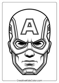 Captain America Coloring Pages | 20+ Free Printable PDF