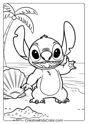 Stitch Coloring Pages (30+ Free Printable PDF)