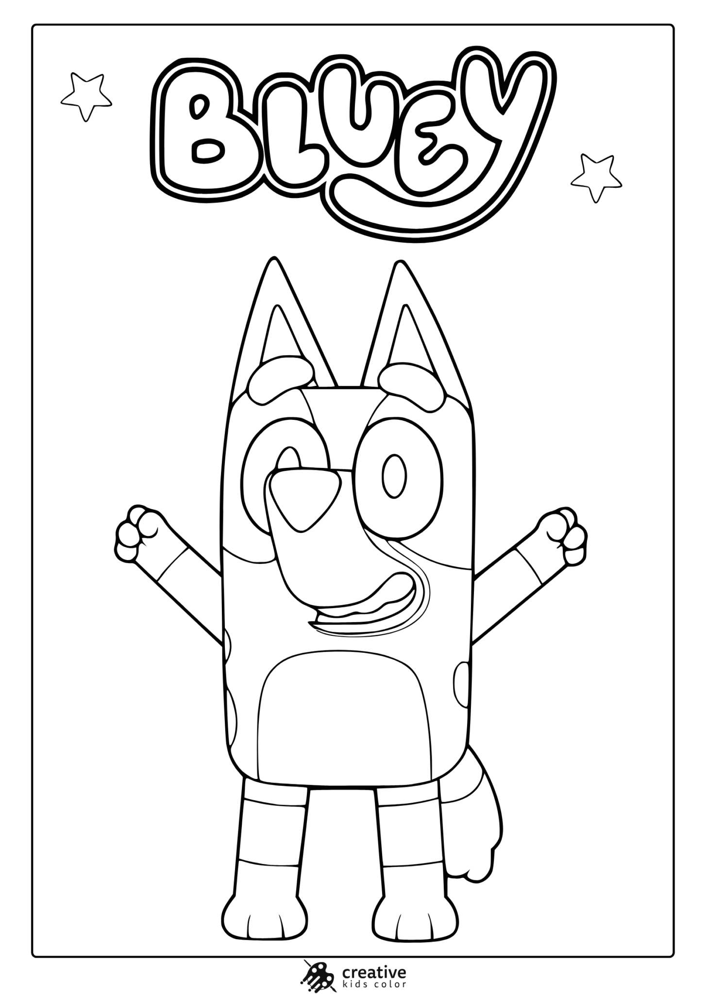 Bluey Coloring Pages (45+ Free Printable PDF) - Coloring Feel