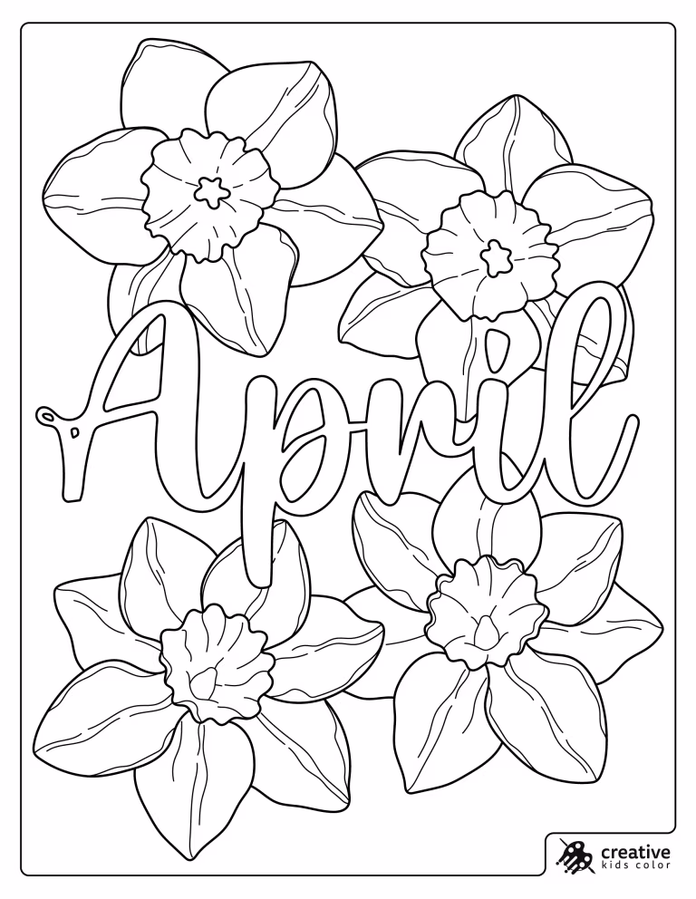 Months of the Year Coloring Pages (250+ Free PDF Printables)