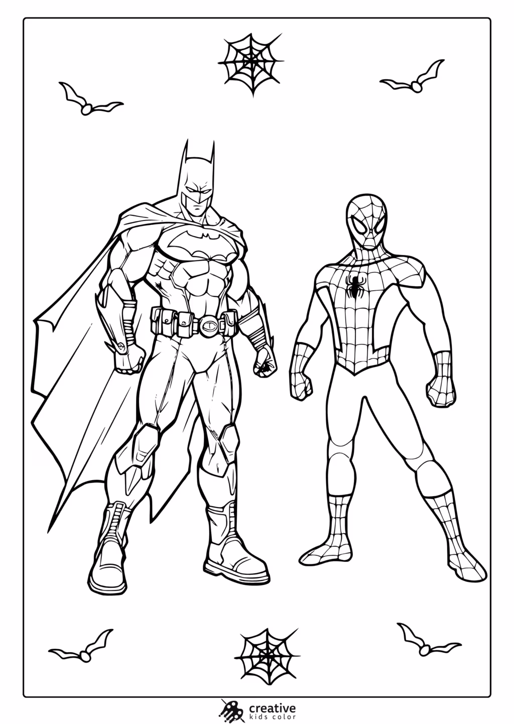 Spider-Man Color Pages (30+ PDF free print) - Coloring Feel