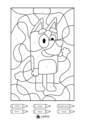 Color by Number Coloring Pages (50+ Free Printable PDFs)