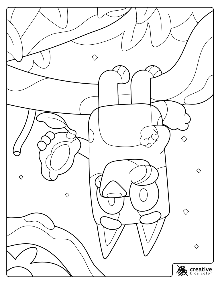 Bluey Coloring Pages (60+ Free Printable PDFs)