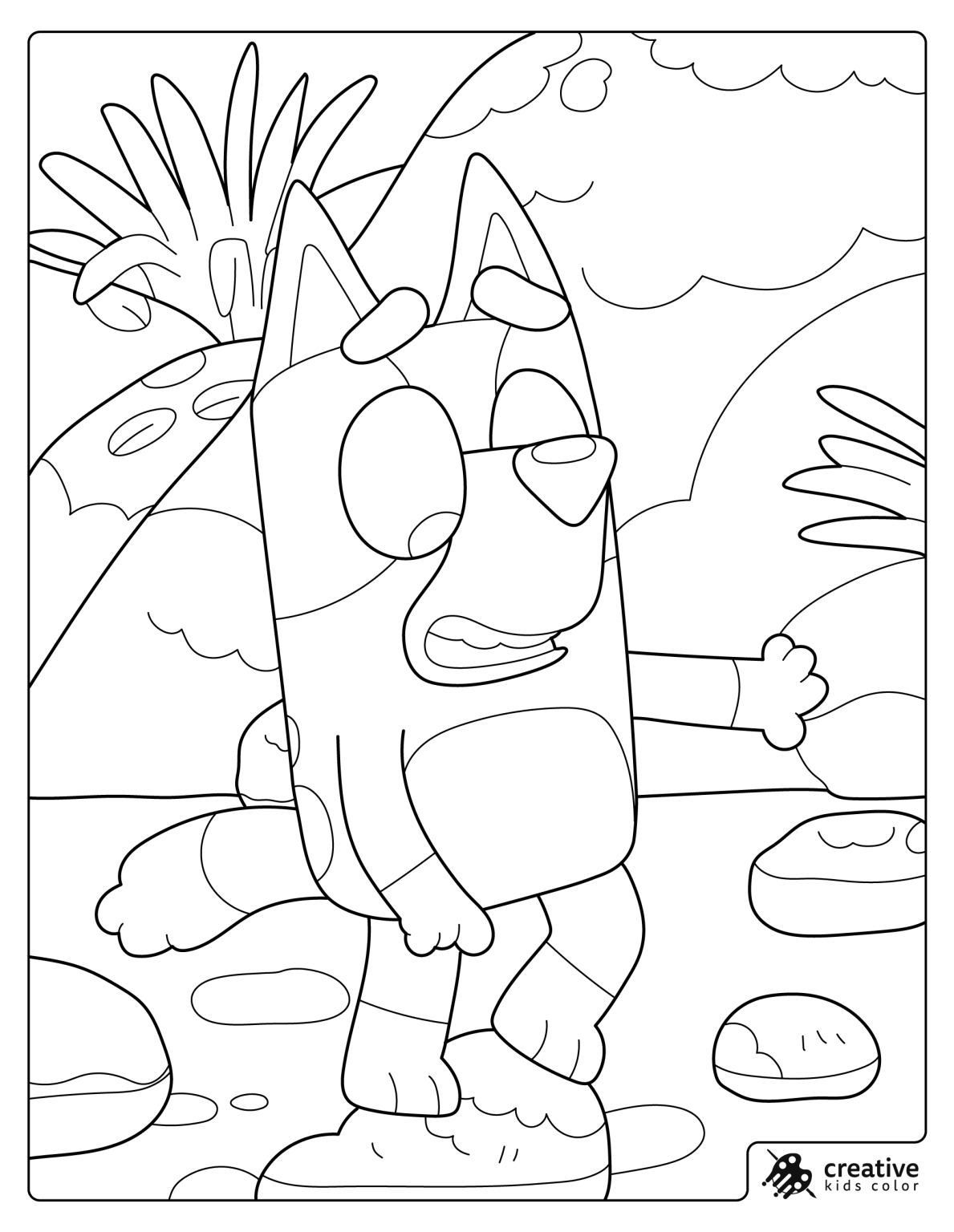 Bluey Coloring Pages (45+ Free Printable PDF)