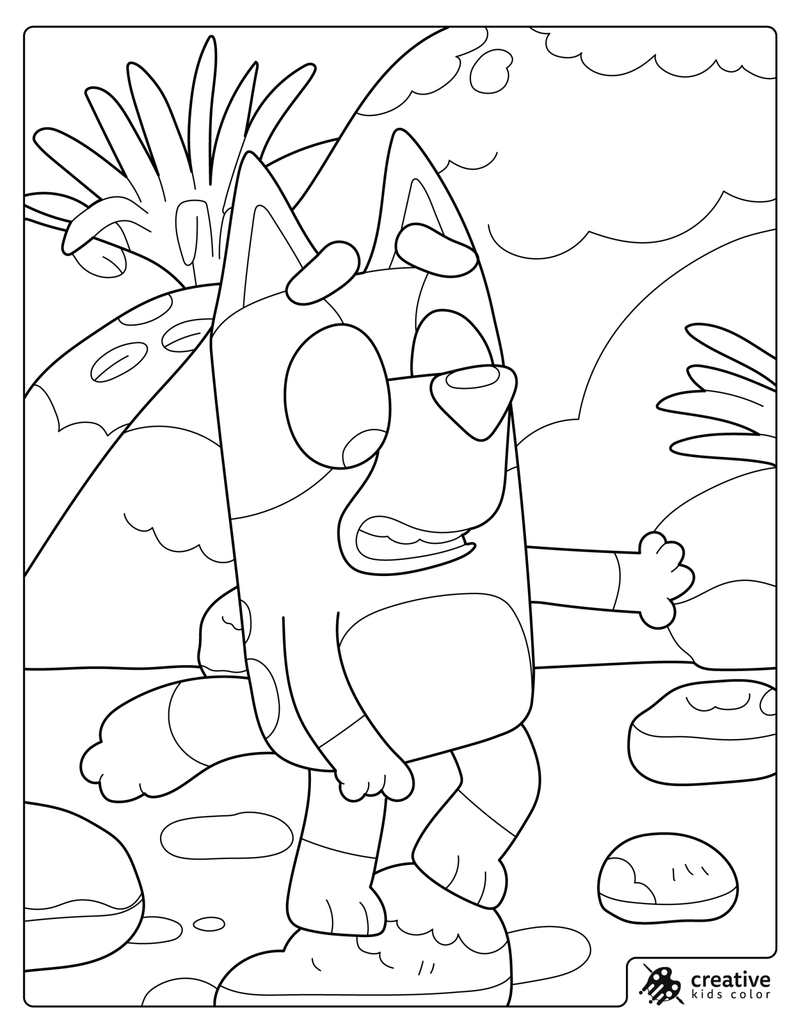 Bluey Coloring Pages (45+ Free Printable PDF)